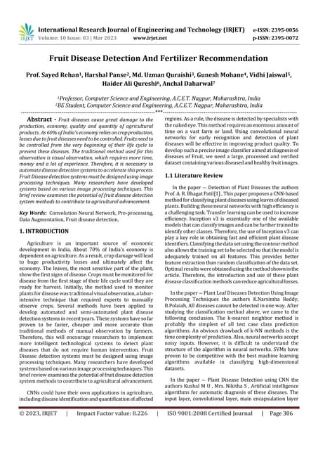 Plant Disease Detection Using Ml Pptx