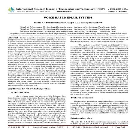 VOICE BASED EMAIL SYSTEM | PDF