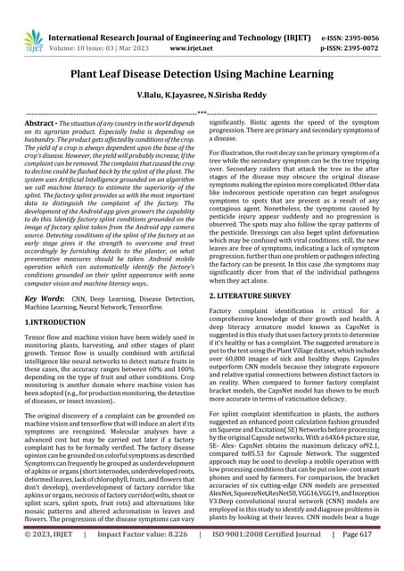 Plant Disease Detection Using Machine Learning Algorithm 1 Pptx