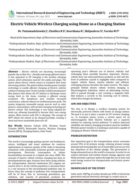 Design And Simulation Of Solar Based Fast Charging Station For Electric Vehicle Using Matlab Pdf