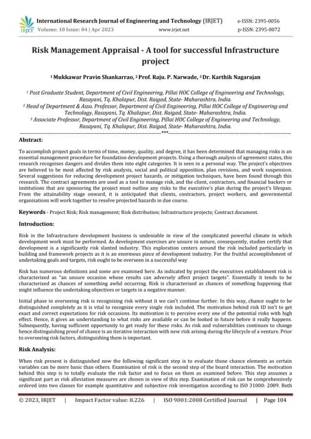 HAZARD IDENTIFICATION AND RISK ASSESSMENT IN AUTO COMPONENTS MANUFACTURING INDUSTRY | PDF