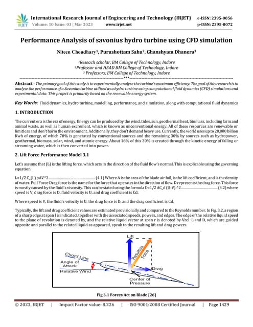 CFD-based numerical analysis of the aerodynamic effects of a Taper wing at different taper ratio ...