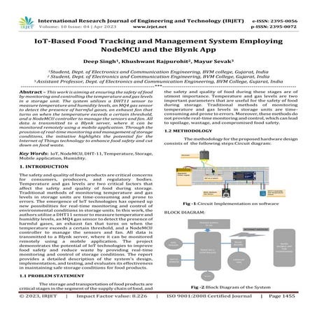 IoT-Based Food Tracking and Management System Employing NodeMCU and the ...