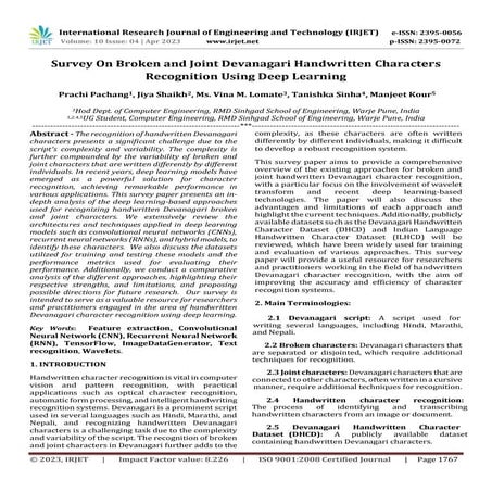 Survey On Broken and Joint Devanagari Handwritten Characters ...