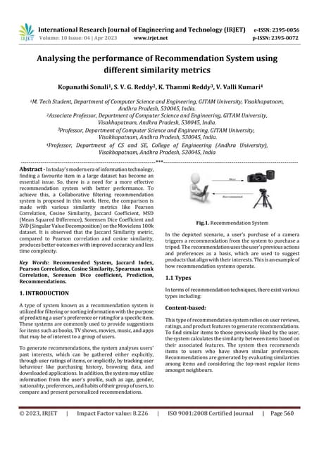 Movies Recommendation System | PPT