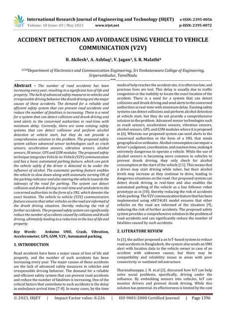 V2V communications | PPTX | Auto Technology | Automotive