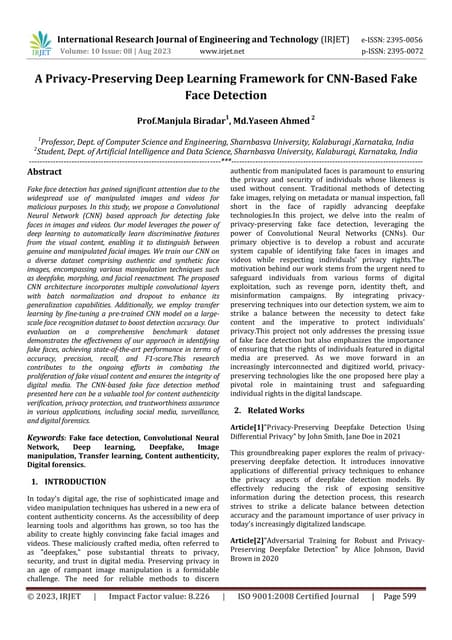 A Privacy Preserving Deep Learning Framework For Cnn Based Fake Face