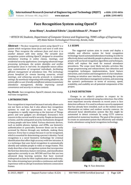 Face Recognition System Ppt 4628