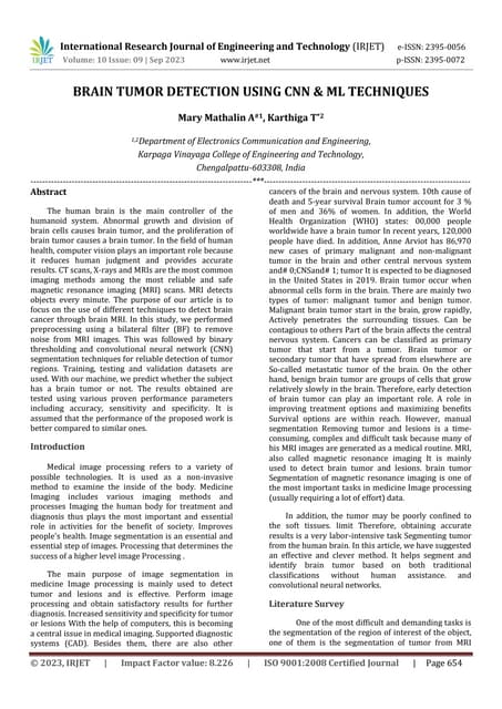 Brain Tumor Detection Using Deep Neural Network Pptx