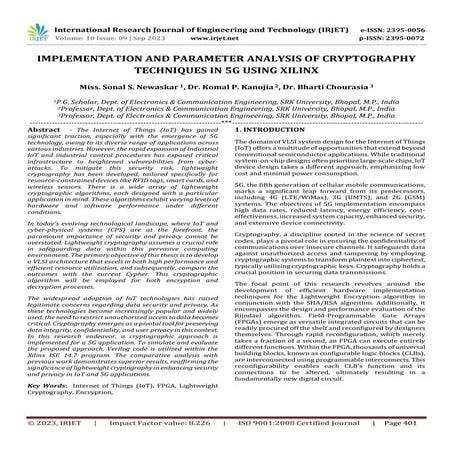 © 2023, IRJET | Impact Factor value: 8.226 | ISO 9001:2008 Certified ...