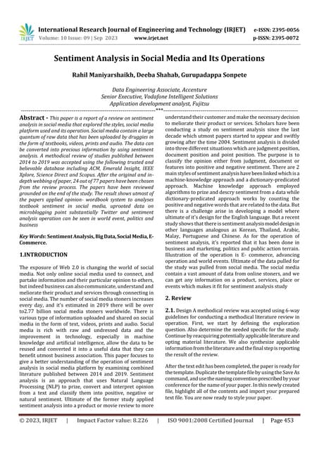 Methodology it capstone projet | PPTX