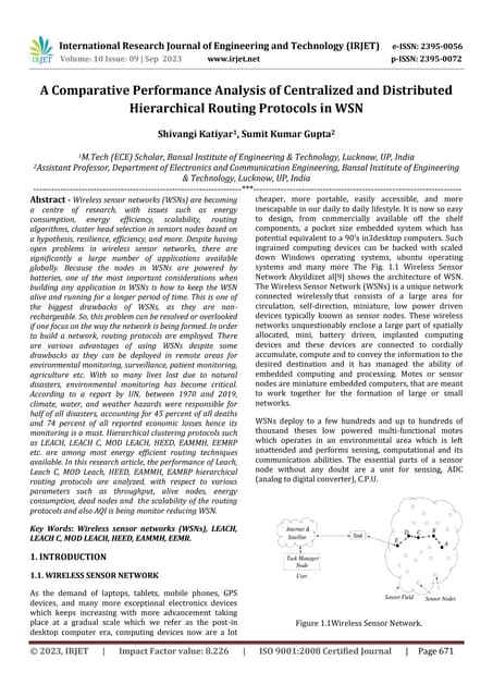 A Comparative Performance Analysis Of Centralized And Distributed 6041