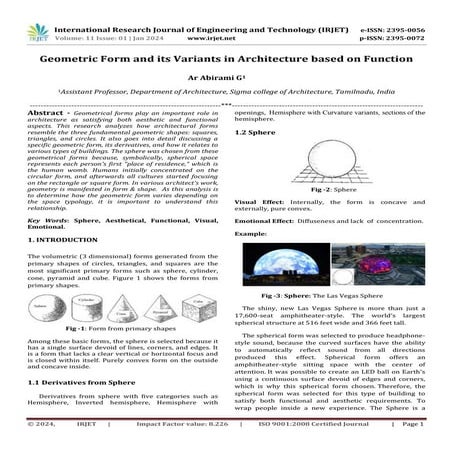 Geometric Form and its Variants in Architecture based on Function | PDF
