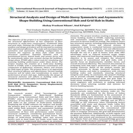 Structural Analysis and Design of Multi-Storey Symmetric and Asymmetric ...