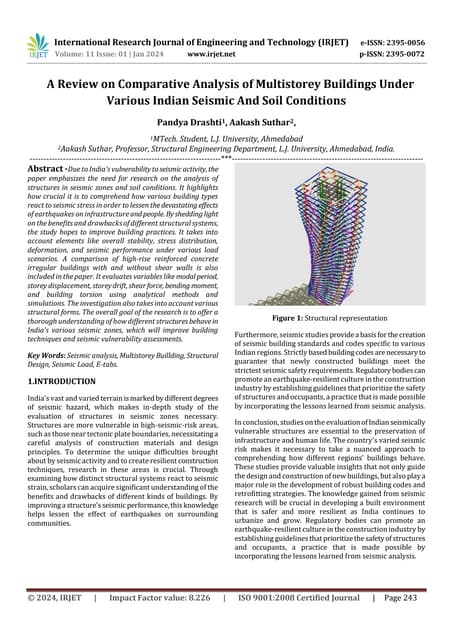 “STUDY ON SEISMIC BEHAVIOR OF IRREGULAR BUILDING WITH AND WITHOUT SHEAR ...
