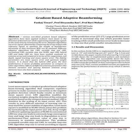 Gradient Based Adaptive Beamforming Pdf