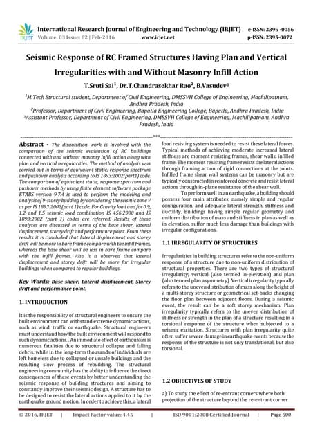 Shear walls and re entrant corners | PDF | Civil Engineering Industry ...