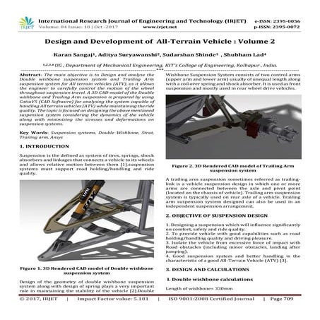 Design and Development of All-Terrain Vehicle : Volume 2 | PDF