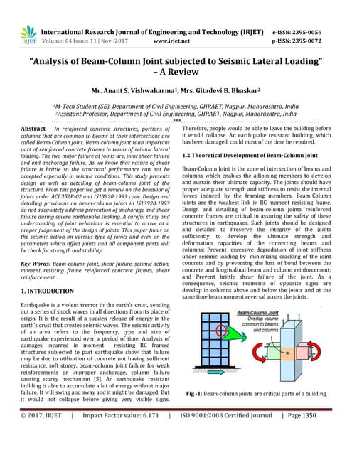 Buckling Restrained Braces (BRB) in framed structures as Structural Fuses in Seismic Regions – A ...