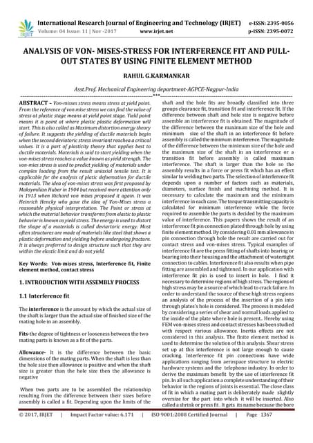 Press fit force calculation | PDF | Physics | Science