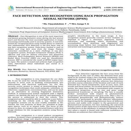 Face Detection And Recognition Using Back Propagation Neural Network 5669