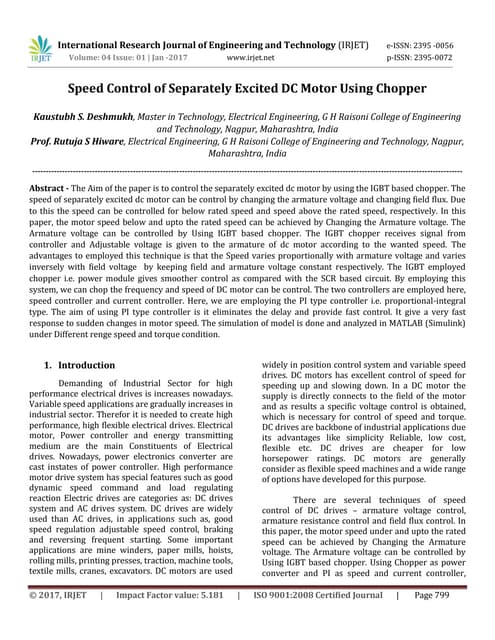 Closed Loop Control of DC Drives | PDF