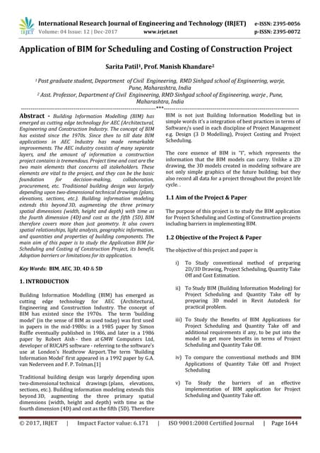 Building information modelling report | PDF