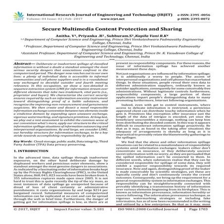 Secure Multimedia Content Protection and Sharing | PDF