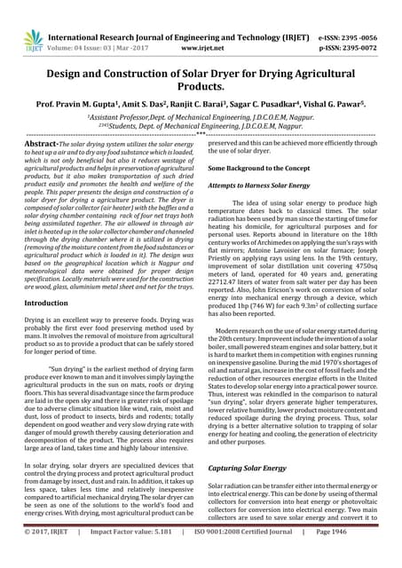 GREENHOUSE DRYING | PDF