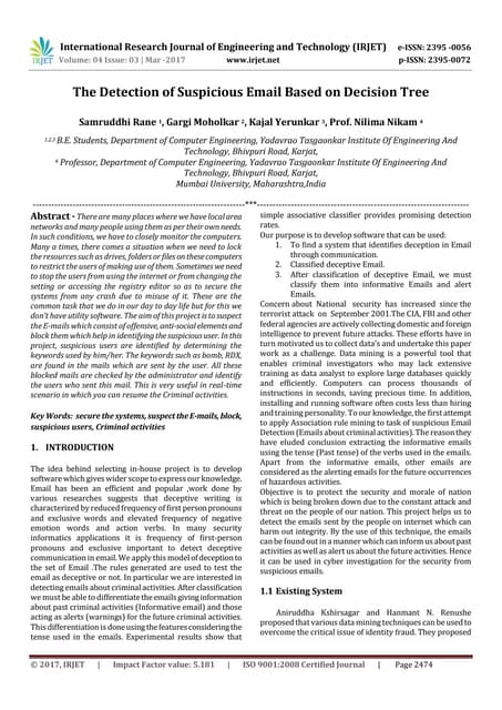 Final spam-e-mail-detection | PPTX