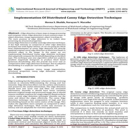 Implementation of Distributed Canny Edge Detection Technique | PDF