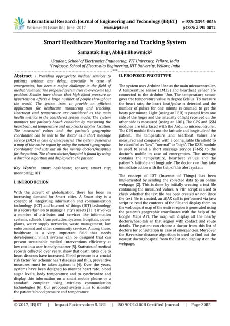PATIENT MONITORING SYSTEM USING IOT | PDF