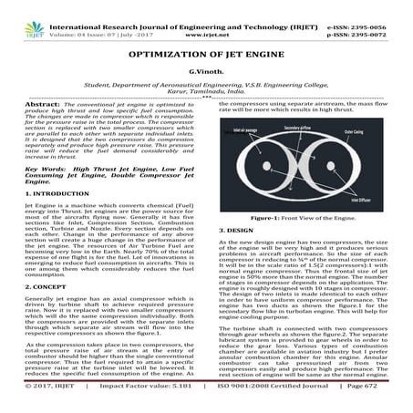 Optimization of Jet Engine | PDF
