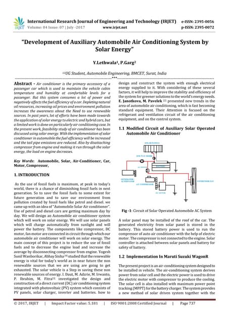 Microcontroller solar car | PPTX
