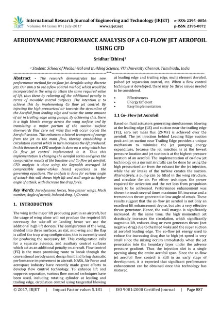 CFD Analysis of conceptual Aircraft body | PDF