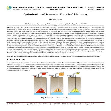 Optimization of Separator Train in Oil Industry | PDF