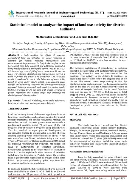 Gw02 role of dwlr data in groundwater resource estimation | PDF | Water ...