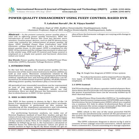 Power Quality Enhancement using Fuzzy Control Based DVR | PDF