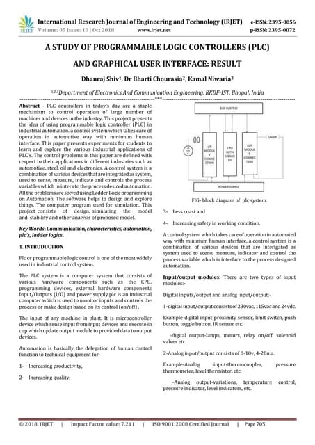 Simulation and Modelling of 3-Floor Elevator System using PLC | PDF