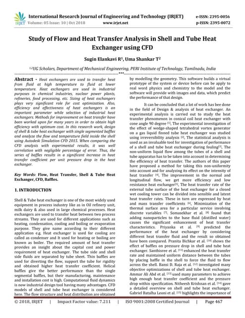 CFD ANALYSIS AND HEAT TRANSFER CHARACTERISTICS OF FINNED TUBE HEAT ...