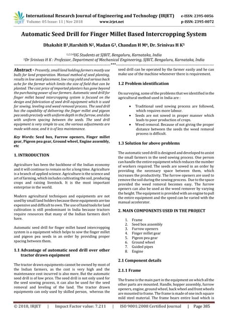 Seeding and planting implements | PPTX