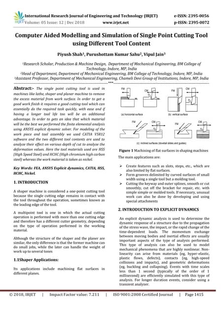 Design and Analysis of Progressive tool in Sheet metal manufacturing | PDF