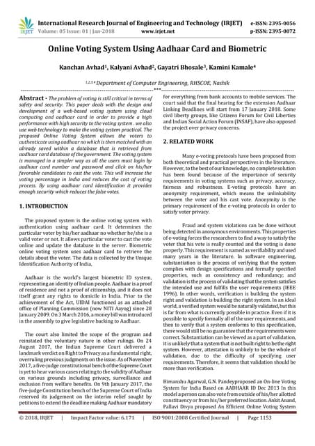 Biometric Electronic Voting Machine | PDF | Computing | Technology & Computing