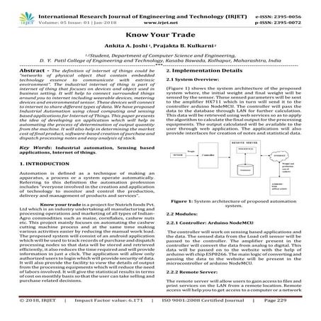 Smart Vending Machine System Using IOT | PDF