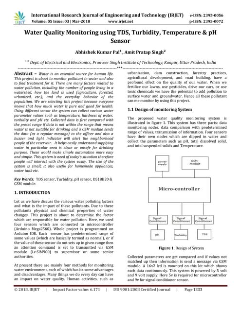 SMART WATER MANAGEMENT | PDF | Science