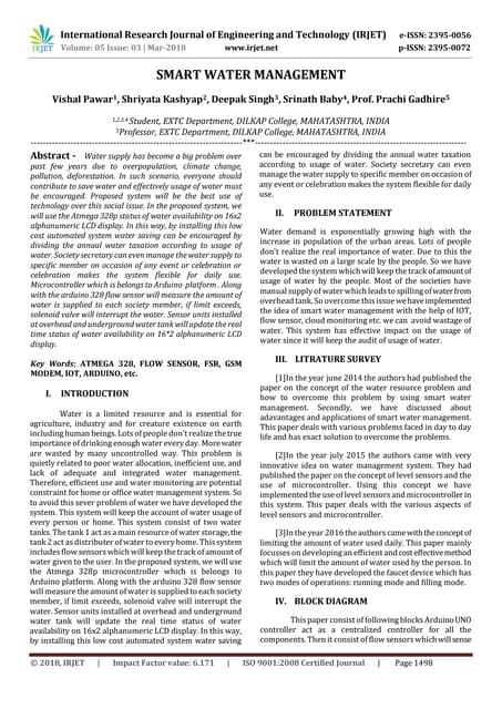 Water level monitoring system | PDF
