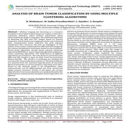 Survey On Brain Tumor Detection Using Deep Learning