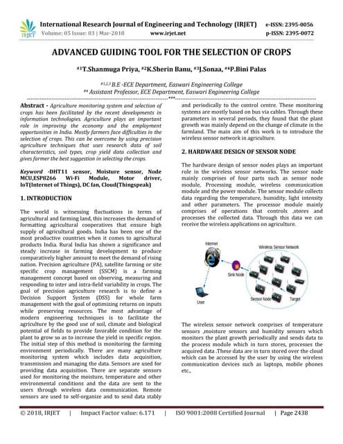 CROP YIELD PREDICTION USING ARTIFICIAL NEURAL NETWORK | PDF