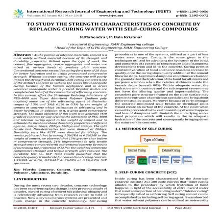 IRJET- To Study the Strength Characteristics of Concrete by Replacing ...