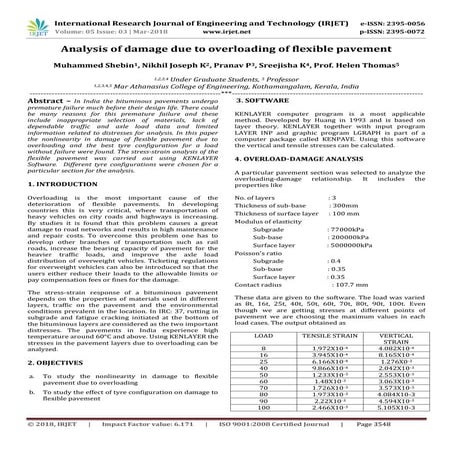 Analysis of Flexible Pavement Using IIT PAVE software | PPTX